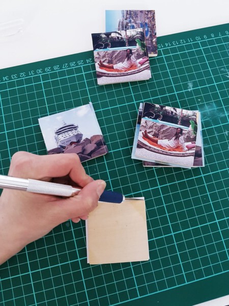 DIY Fotogeschenk: Foto-Memory selbst gestalten & basteln