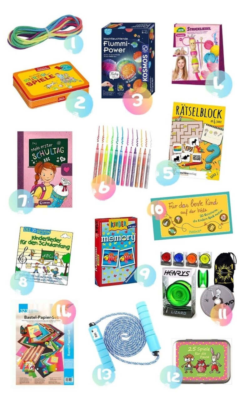 Geschenke zur Einschulung: Sinnvolle Kleinigkeiten & Ideen